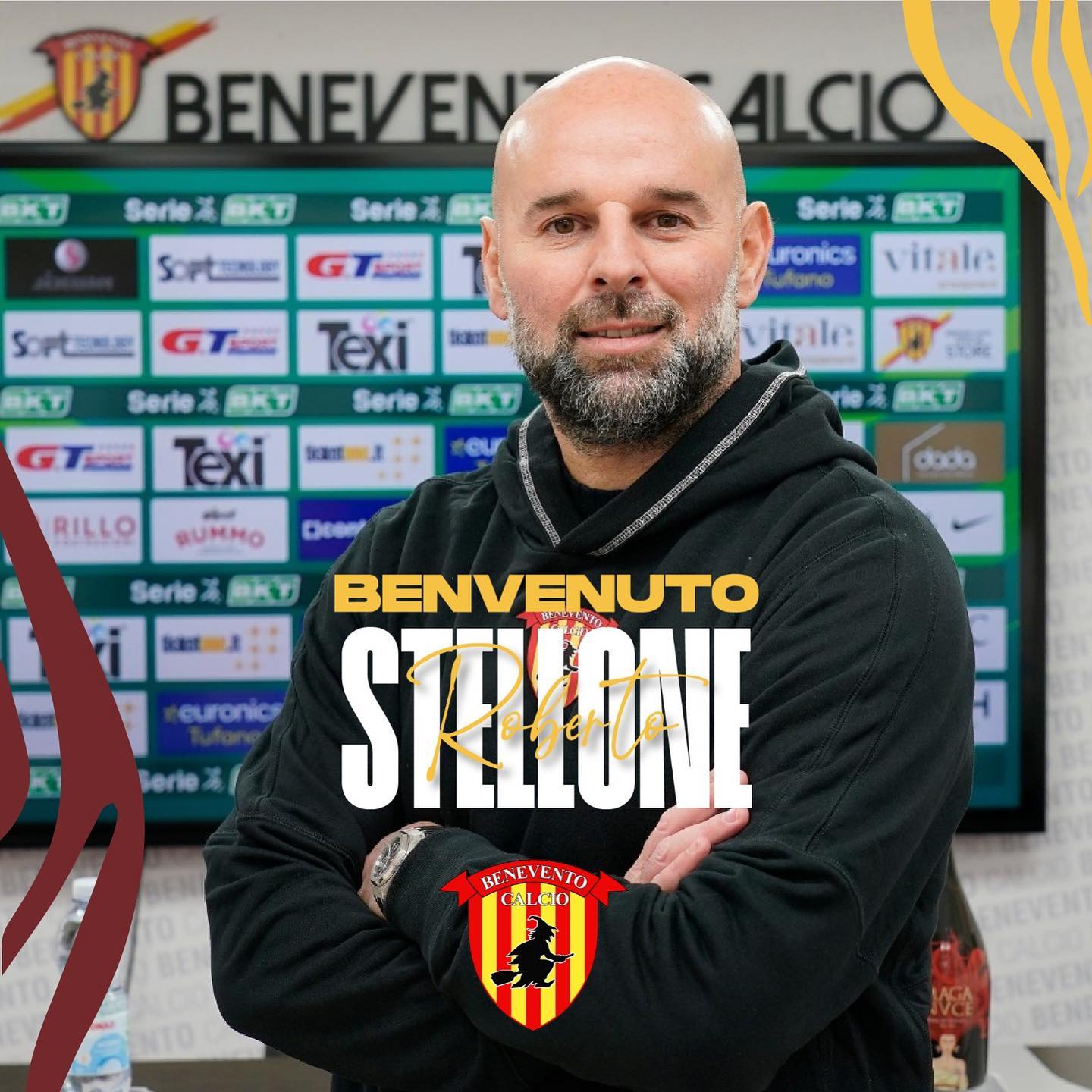 Benevento, UFFICIALE: Stellone è il nuovo allenatore ...