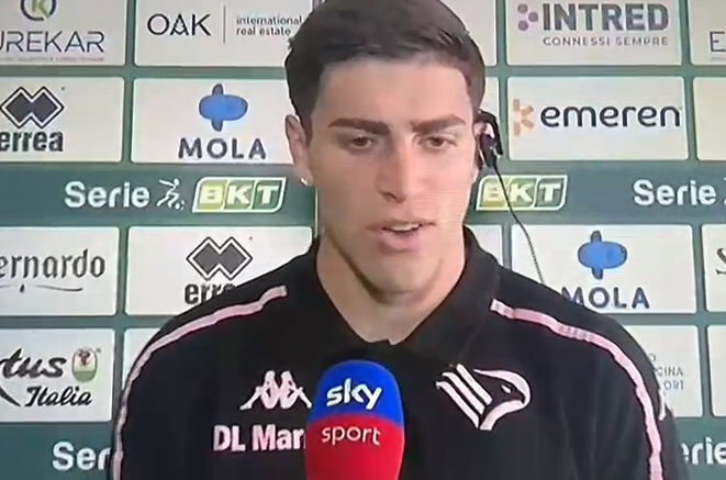 Como-Palermo, Buttaro: «Contento del mio percorso in rosanero ...