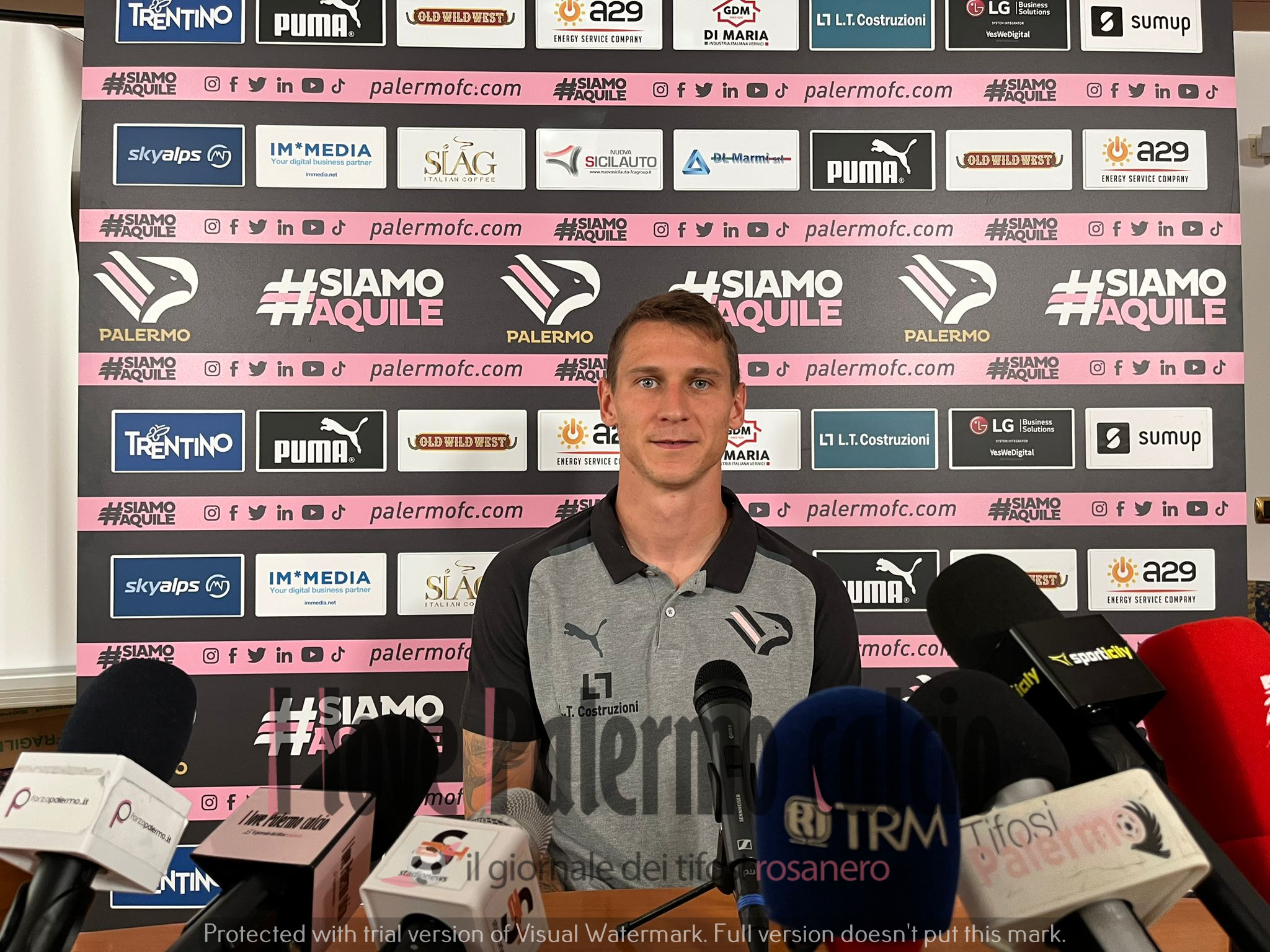 Ritiro Palermo, Stulac: «Qui sto alla grande, con i tifosi rapporto ...