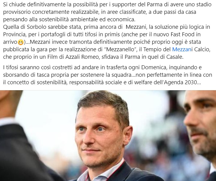 Parma, l'accusa del Sindaco di Sorbolo-Mezzani: «I suoi tifosi ...