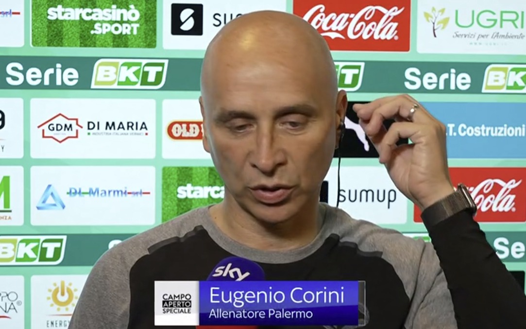Palermo-Catanzaro, Corini: «Abbiamo fatto una partita intensa e ...
